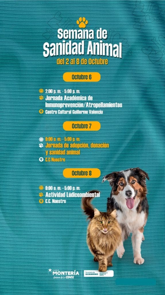 Inicia la Semana de Sanidad Animal en Montería – LARAZÓN.CO